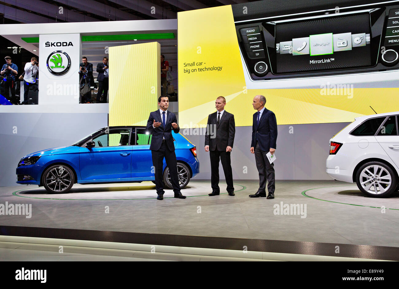 Third generation of Skoda Fabia was presented in world premiere on the ...