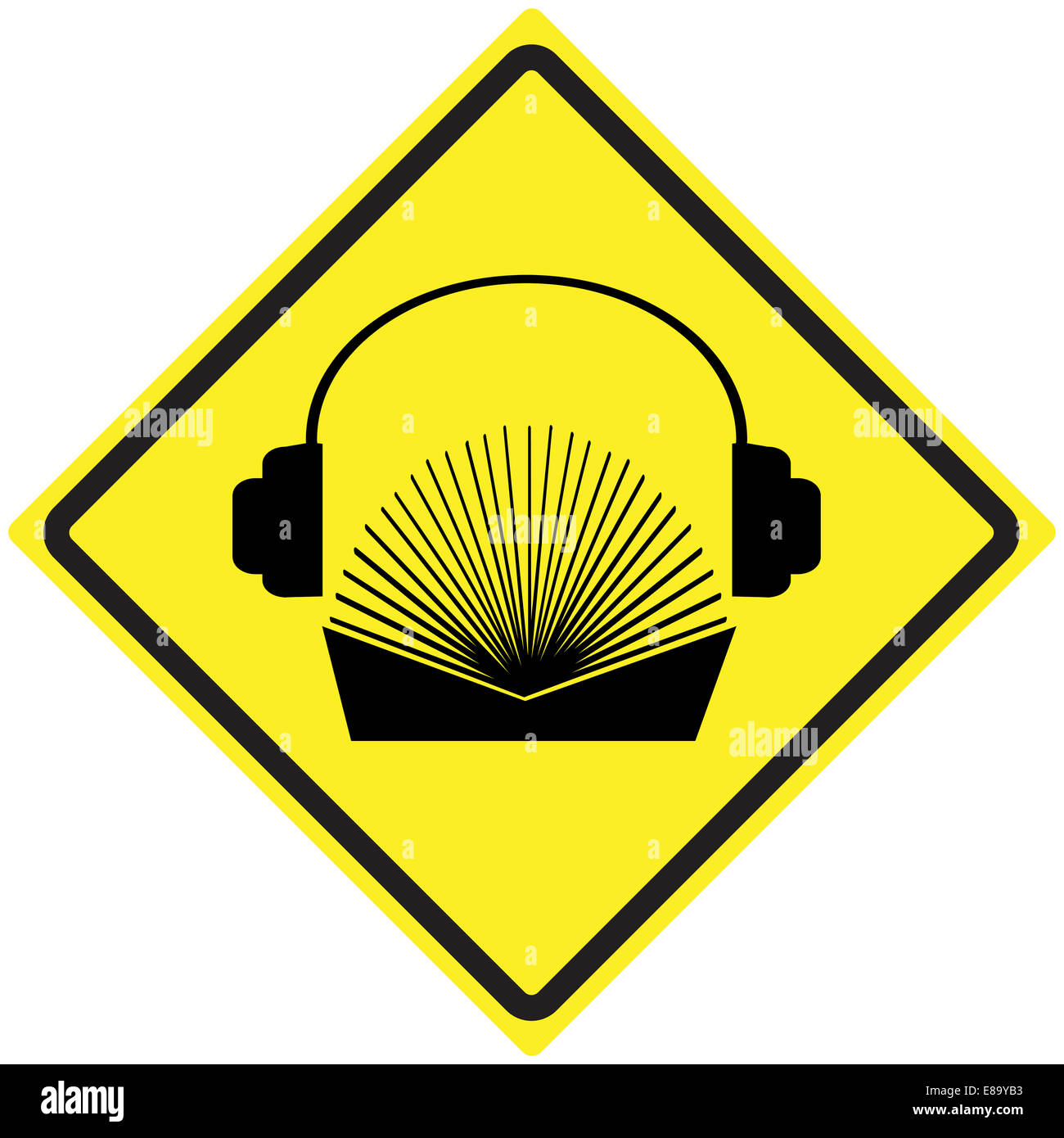 Audio Book Sign Stock Photo - Alamy