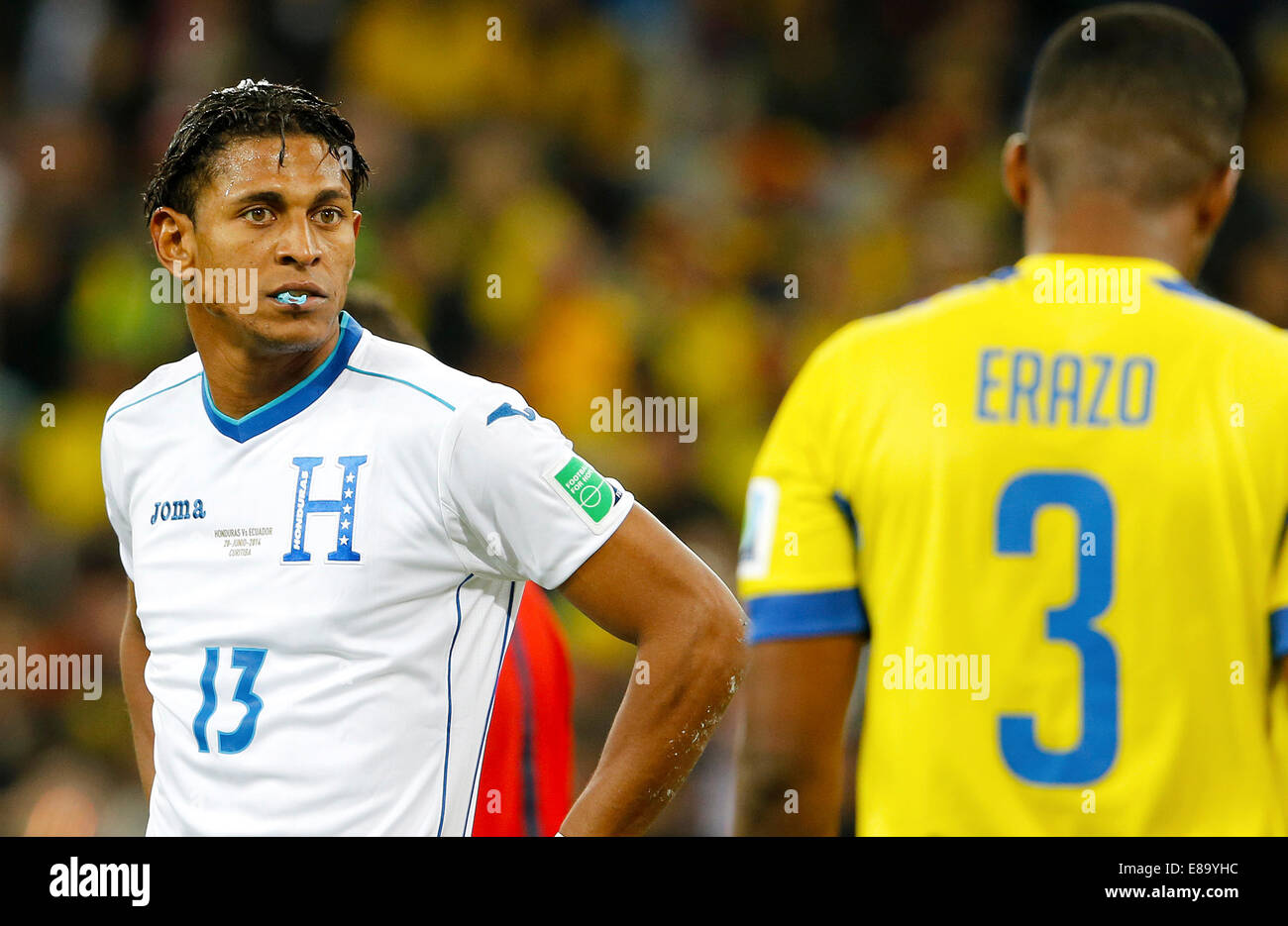 Carlo Costly of Honduras. Honduras v Ecuador FIFA World Cup Brazil ...
