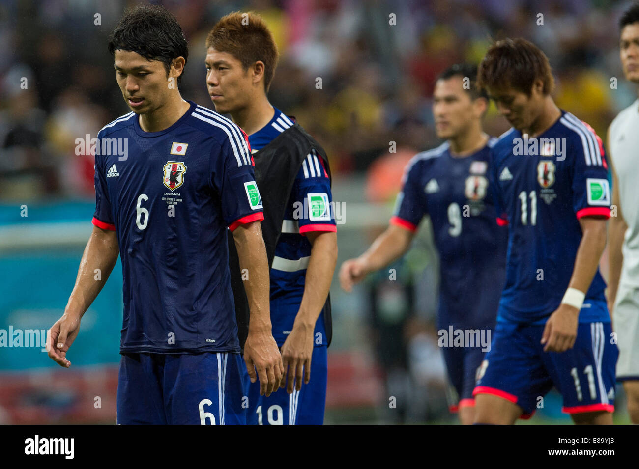 Shinji Okazaki of Japan. Japan v Ivory Coast, group match. FIFA World ...