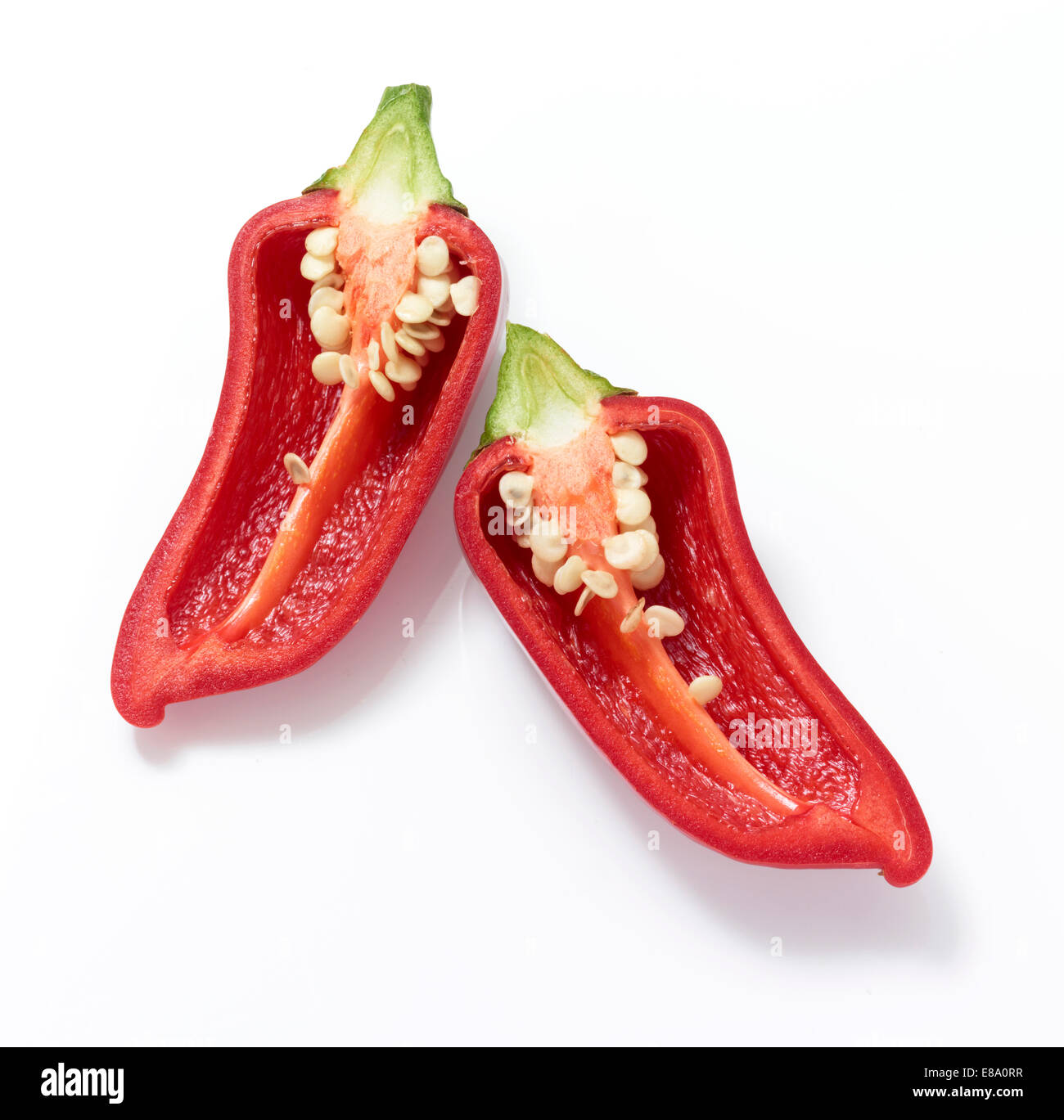 Red chili peppers (Capsicum annuum Stock Photo - Alamy