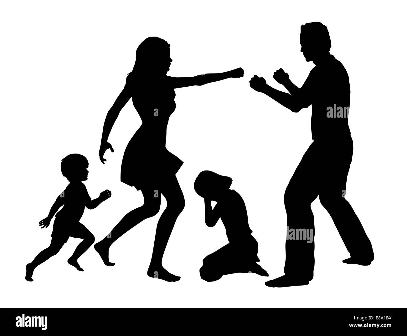 Drama fight Black and White Stock Photos & Images - Alamy
