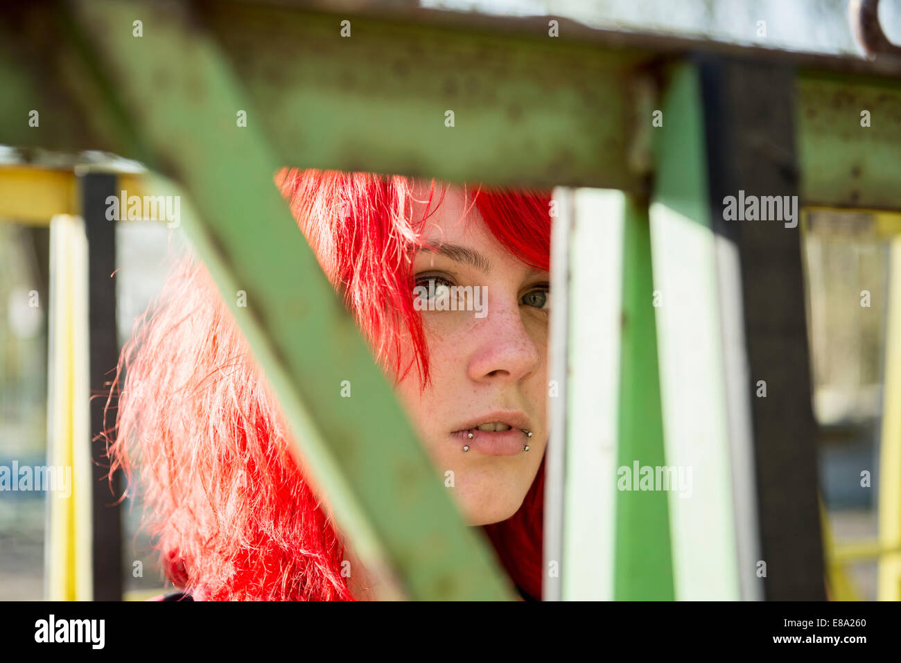 Punk Girl Red Hair High Resolution Stock Photography and Images - Alamy