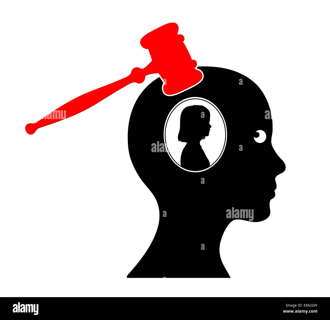 Psychology of Guilt Stock Photo - Alamy