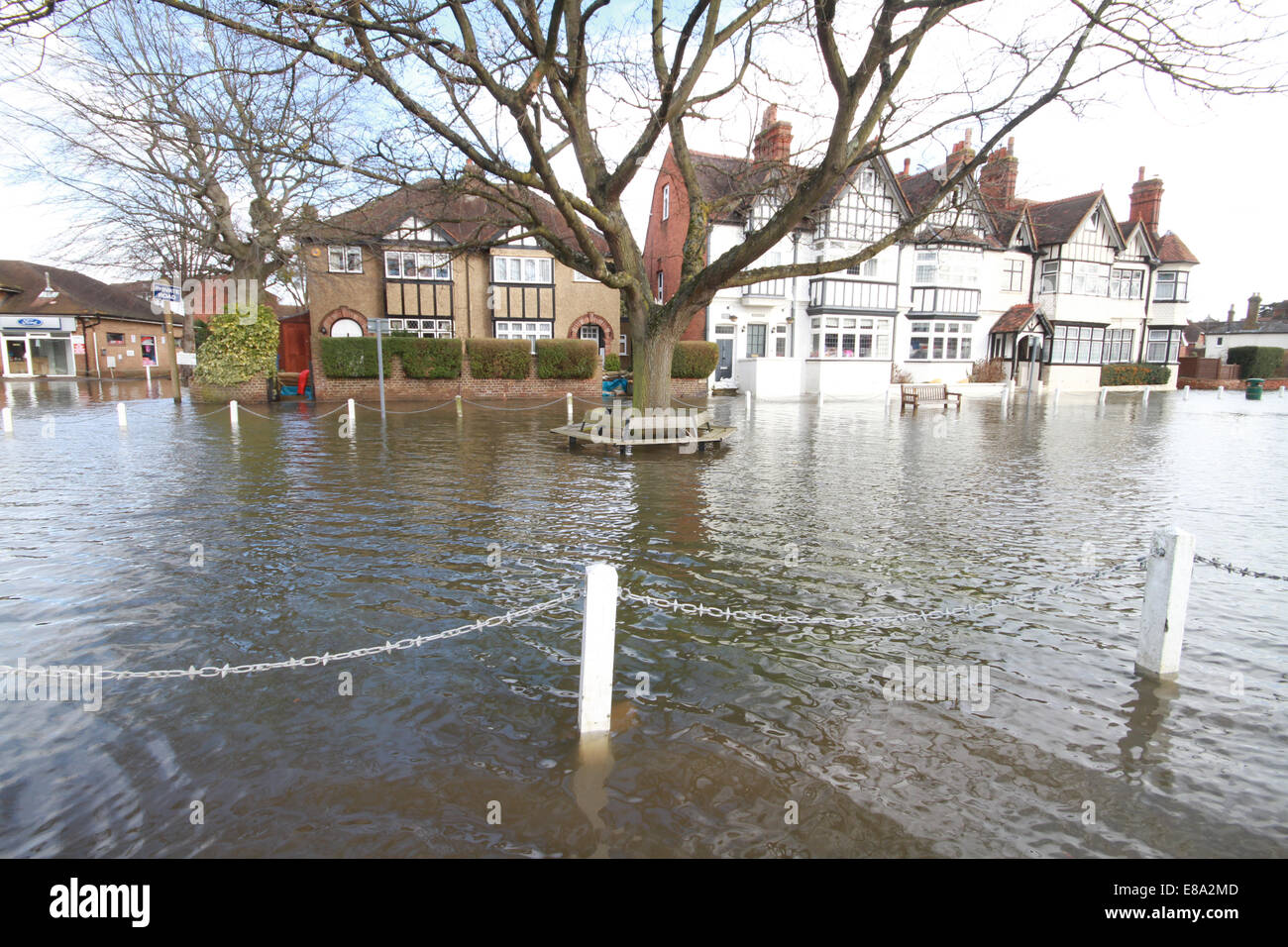 Flooding in Datchet, Berkshire, UK 2014 Stock Photo - Alamy
