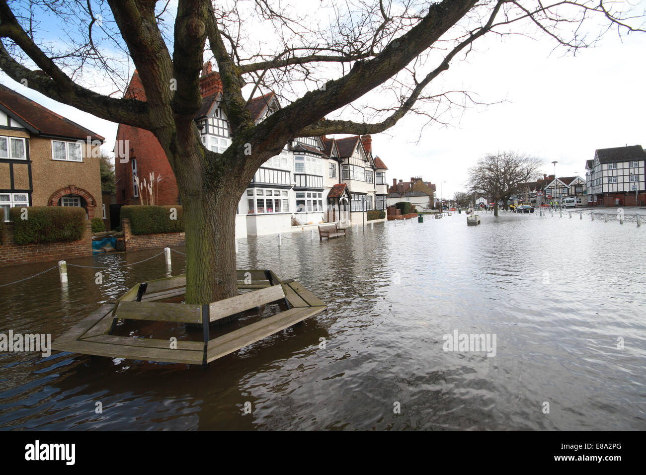 Flooding in Datchet, Berkshire, UK 2014 Stock Photo - Alamy