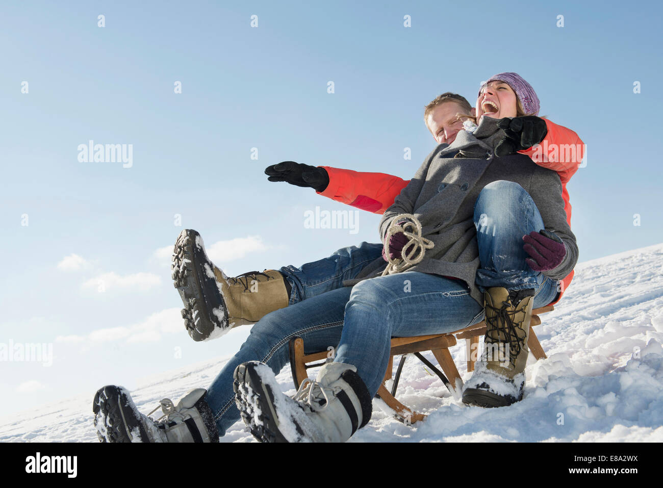Riding sledge hi-res stock photography and images - Alamy