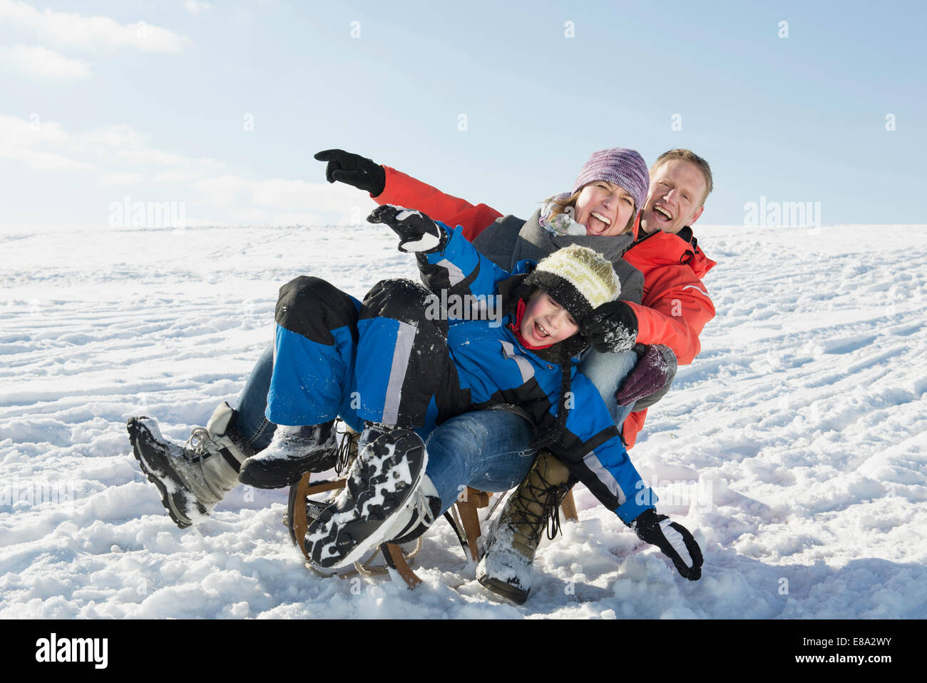 Riding sledge hi-res stock photography and images - Alamy