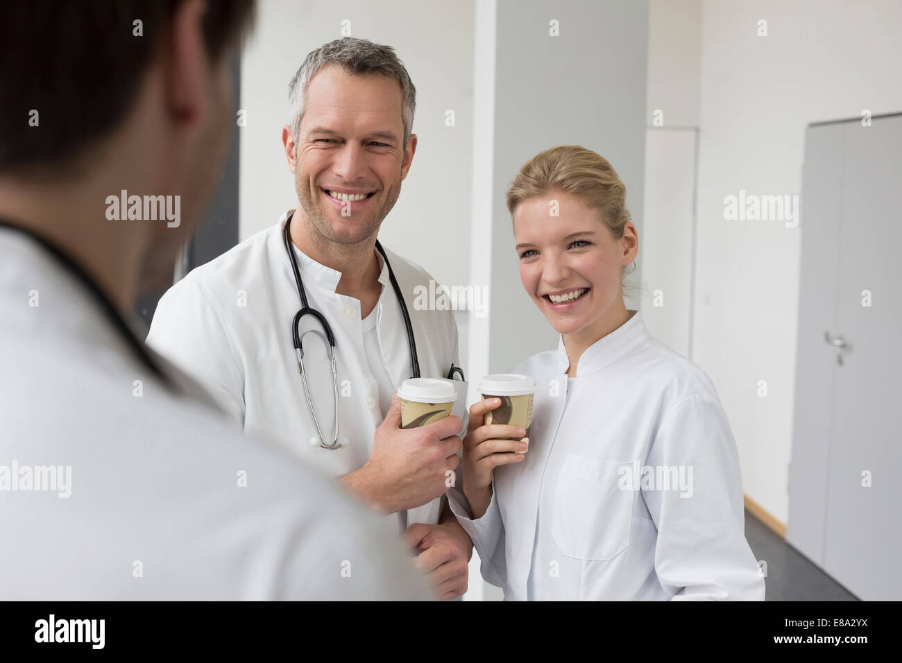 Doctors taking coffee break Stock Photo - Alamy