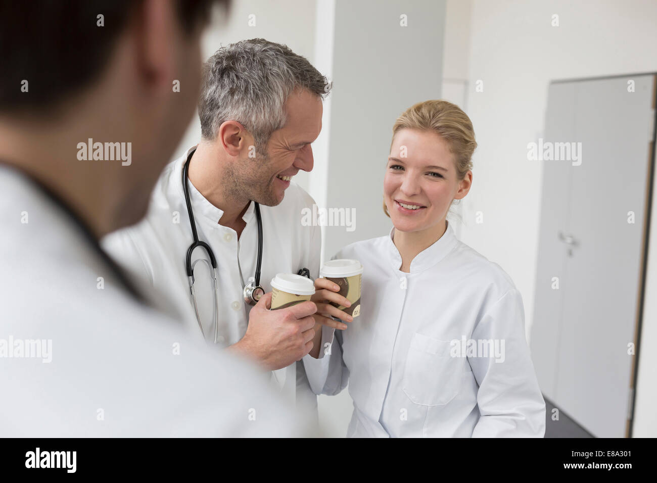Doctors taking coffee break Stock Photo - Alamy