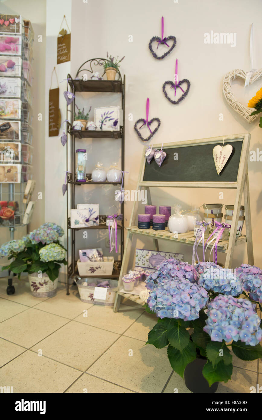 Interior of flower shop Stock Photo - Alamy
