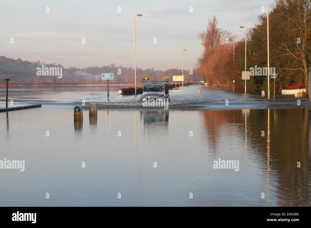 Floods in Surrey Stock Photo - Alamy