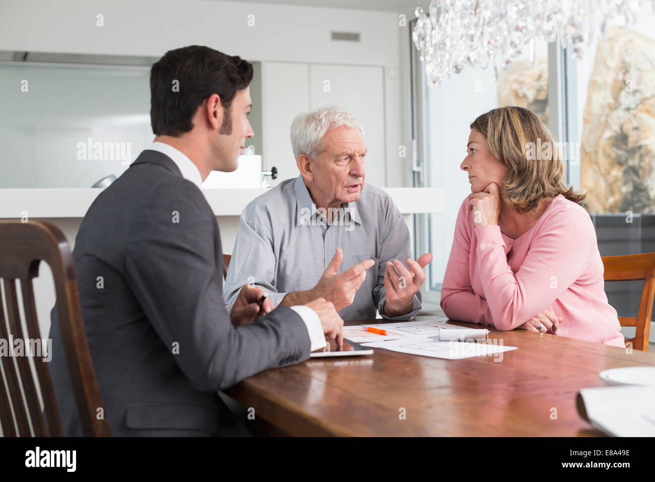 Serious discussion germany hi-res stock photography and images - Alamy