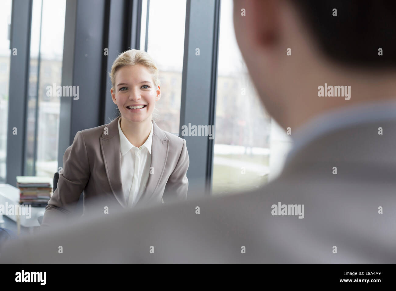 Interview photographs hi-res stock photography and images - Alamy