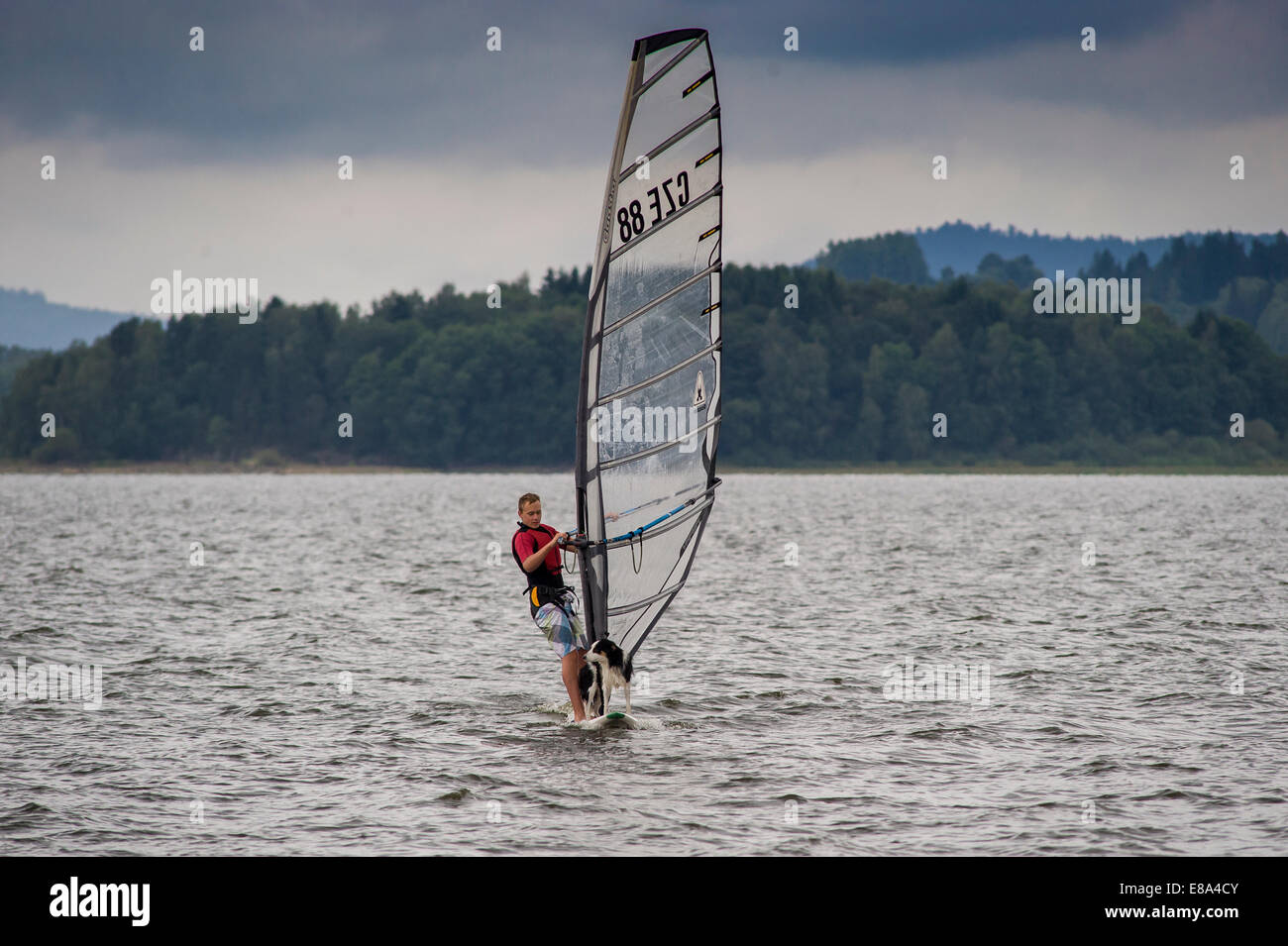 Walk the dog on windsurfing hi-res stock photography and images - Alamy