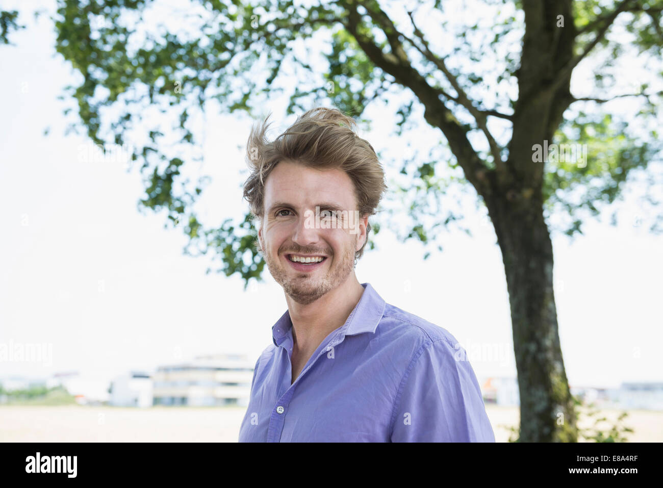 Portrait of mid adult man, smiling Stock Photo - Alamy