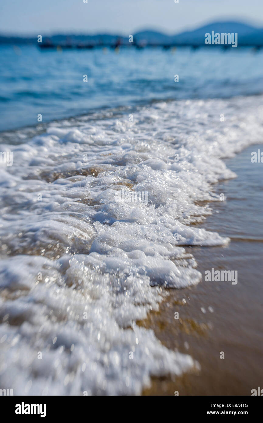 Sandy beach small waves hi-res stock photography and images - Alamy