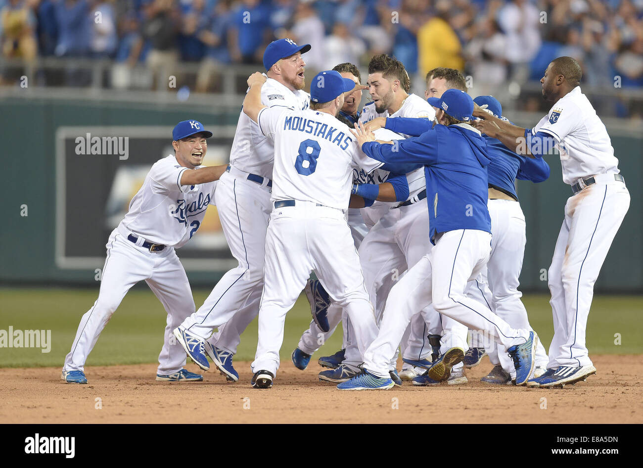 Royals team group, SEPTEMBER 30, 2014 - MLB : Salvador Perez of the ...