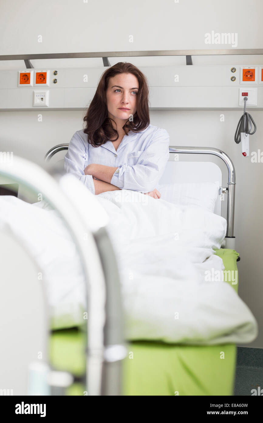 Sad Girl In Hospital