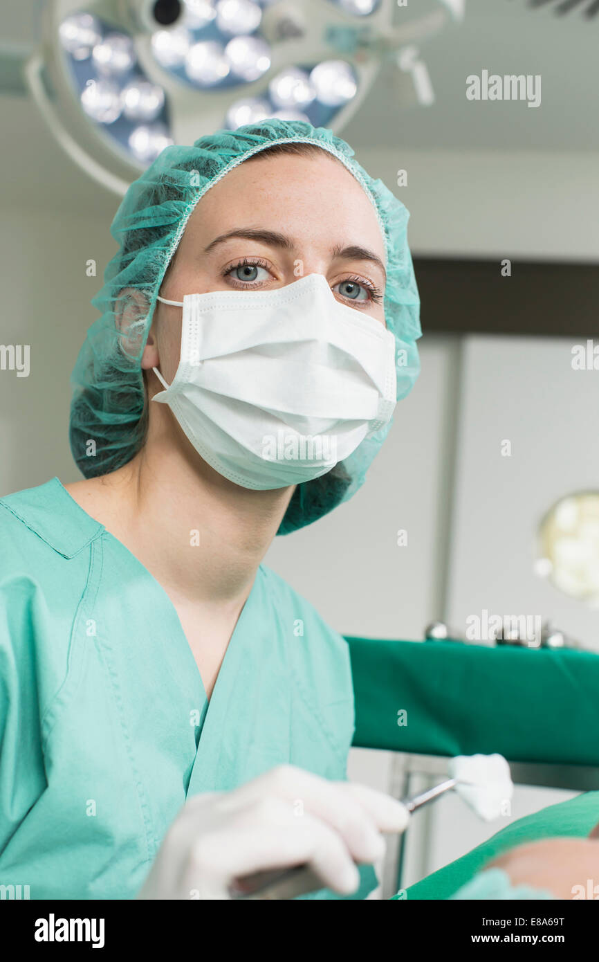 Female surgeon in hospital Stock Photo - Alamy