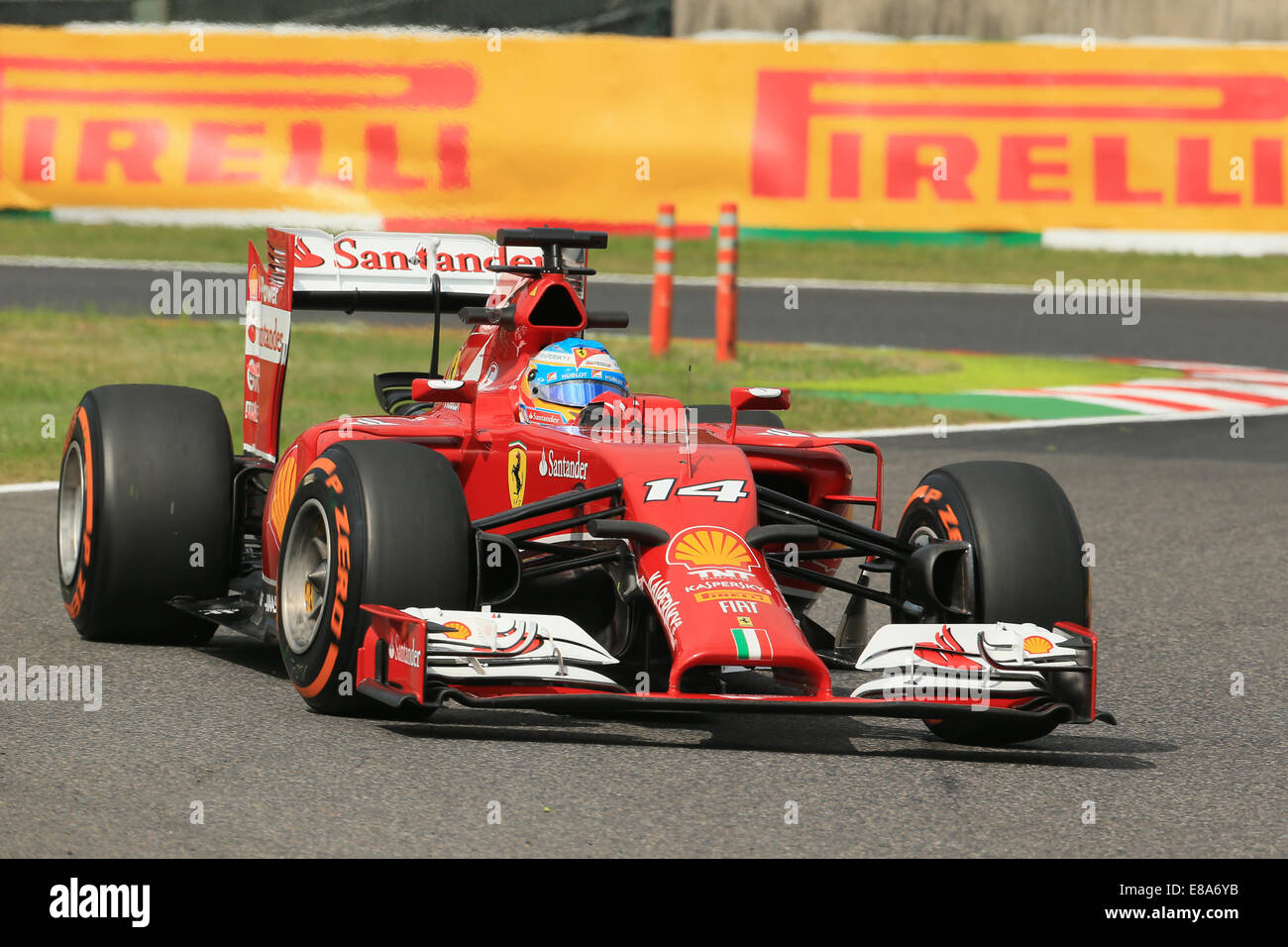 Suzuka, Japan. 3rd Oct, 2014. Japanese Grand Prix. Fernando Alonso ...