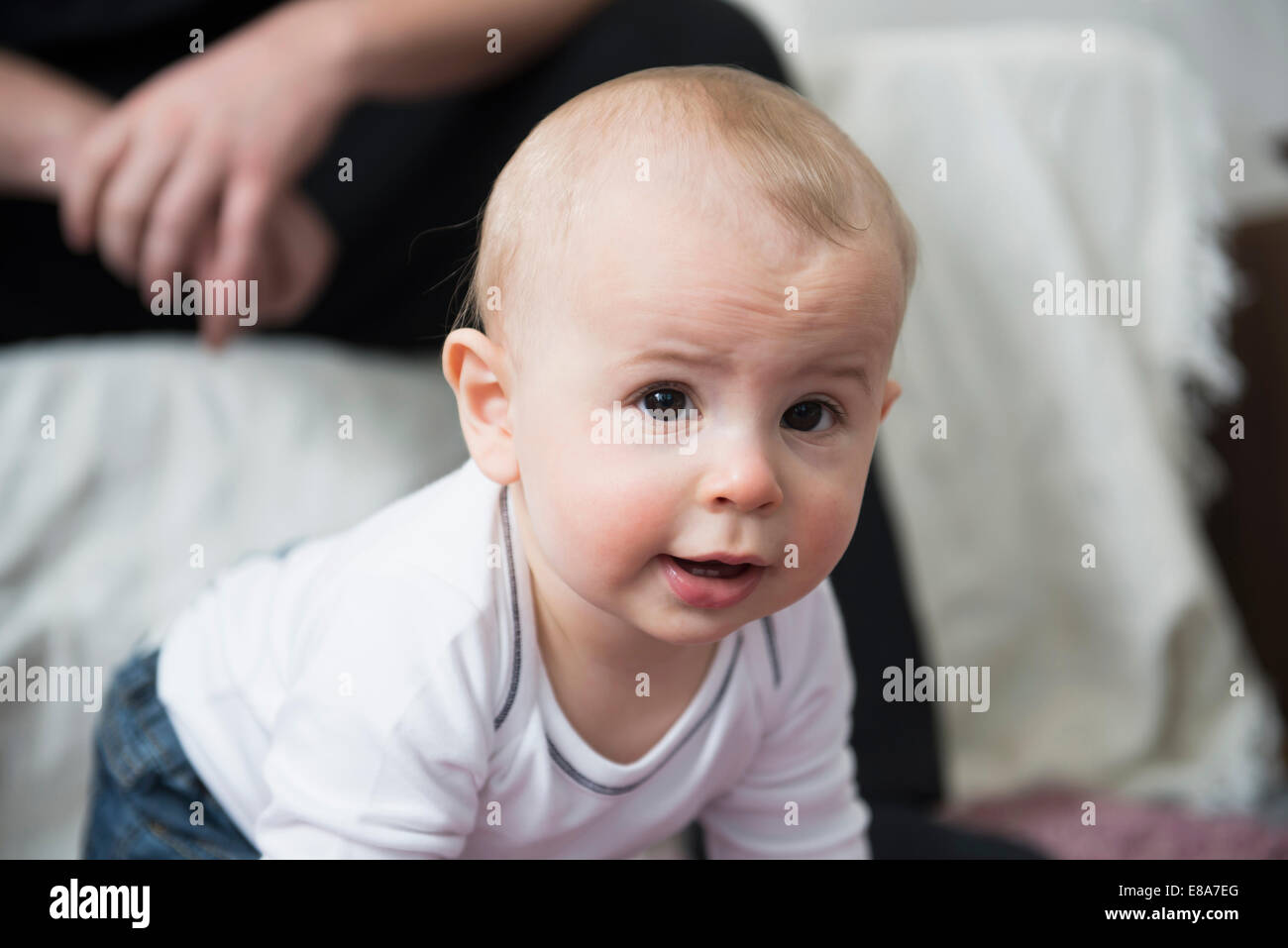 Portrait of toddler Stock Photo - Alamy