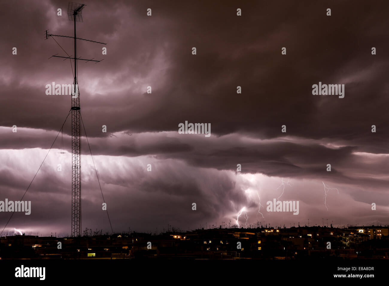 Lightning over rome hi-res stock photography and images - Alamy