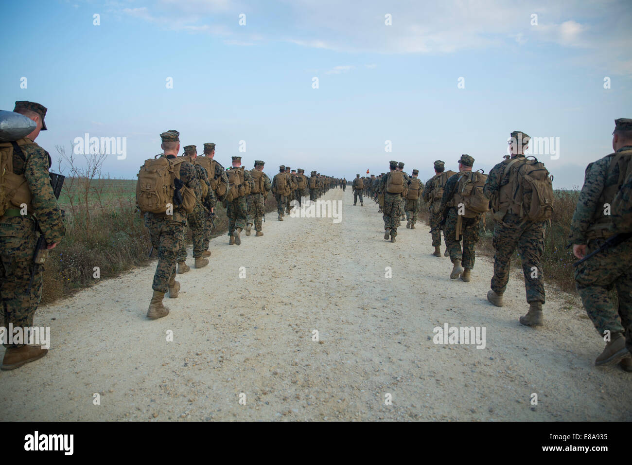 U.S. Marines and Sailors with the 2nd Battalion, 2nd Marine Regiment ...
