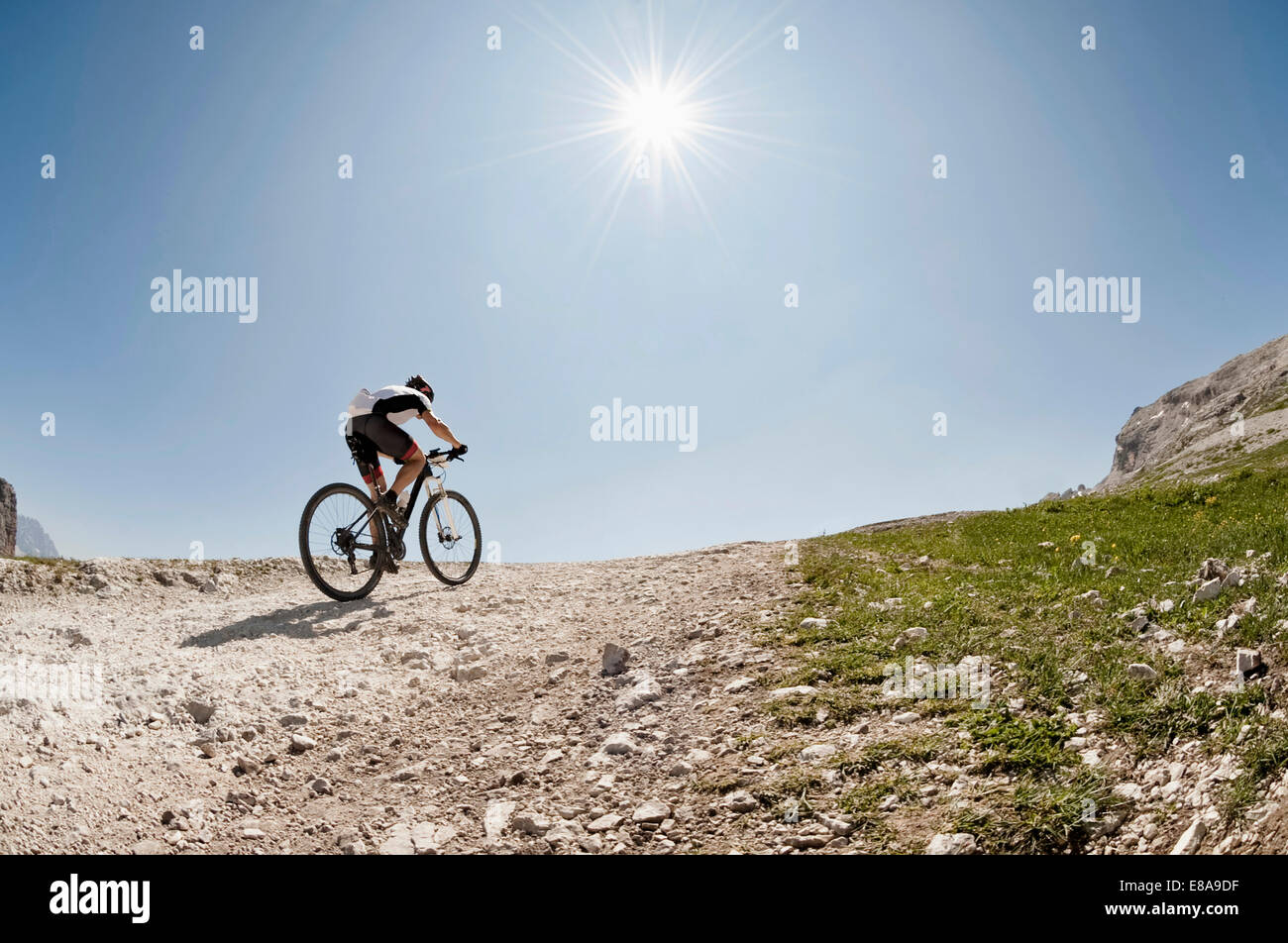Mountainbiker dolomites man not woman hi-res stock photography and ...