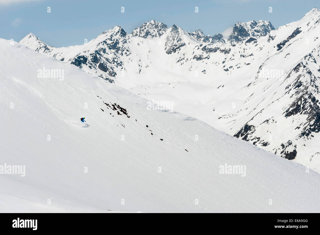 Steep descent mountain slope hi-res stock photography and images - Alamy
