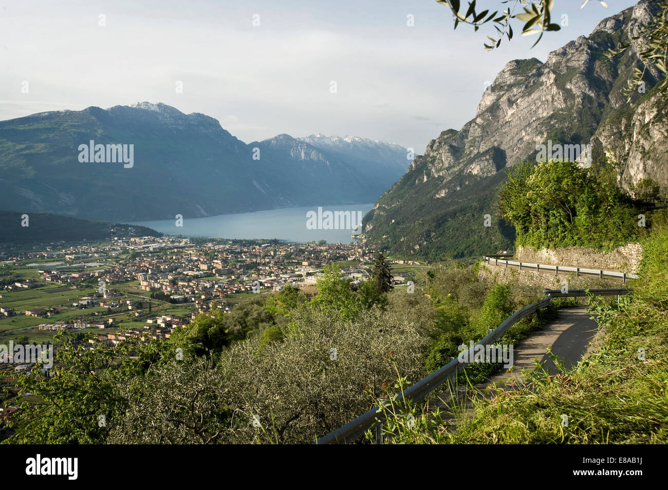 View of Riva del Garda, Italy Stock Photo - Alamy