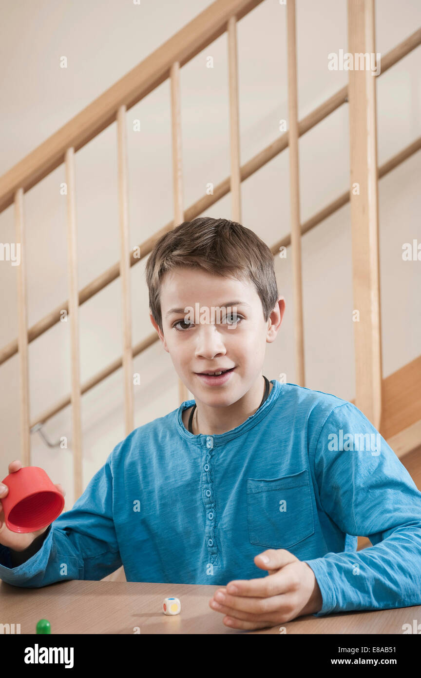 Portrait of playing boy Stock Photo - Alamy