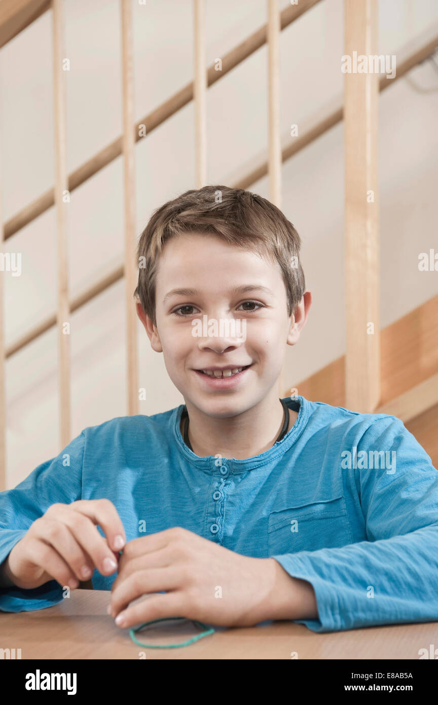 Portrait of playing boy Stock Photo - Alamy