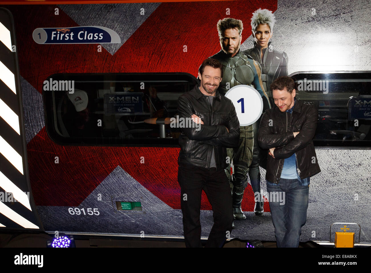 Hugh Jackman and James McAvoy unveil the new livery and officially name ...