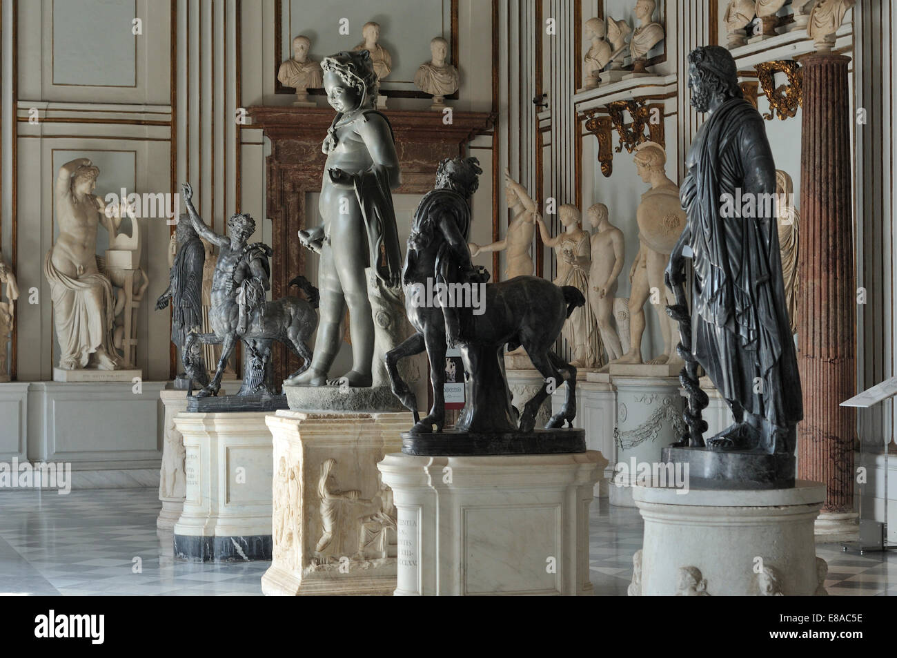 Great Hall Capitoline Museums Musei Capitolini Rome Italy Stock Photo ...