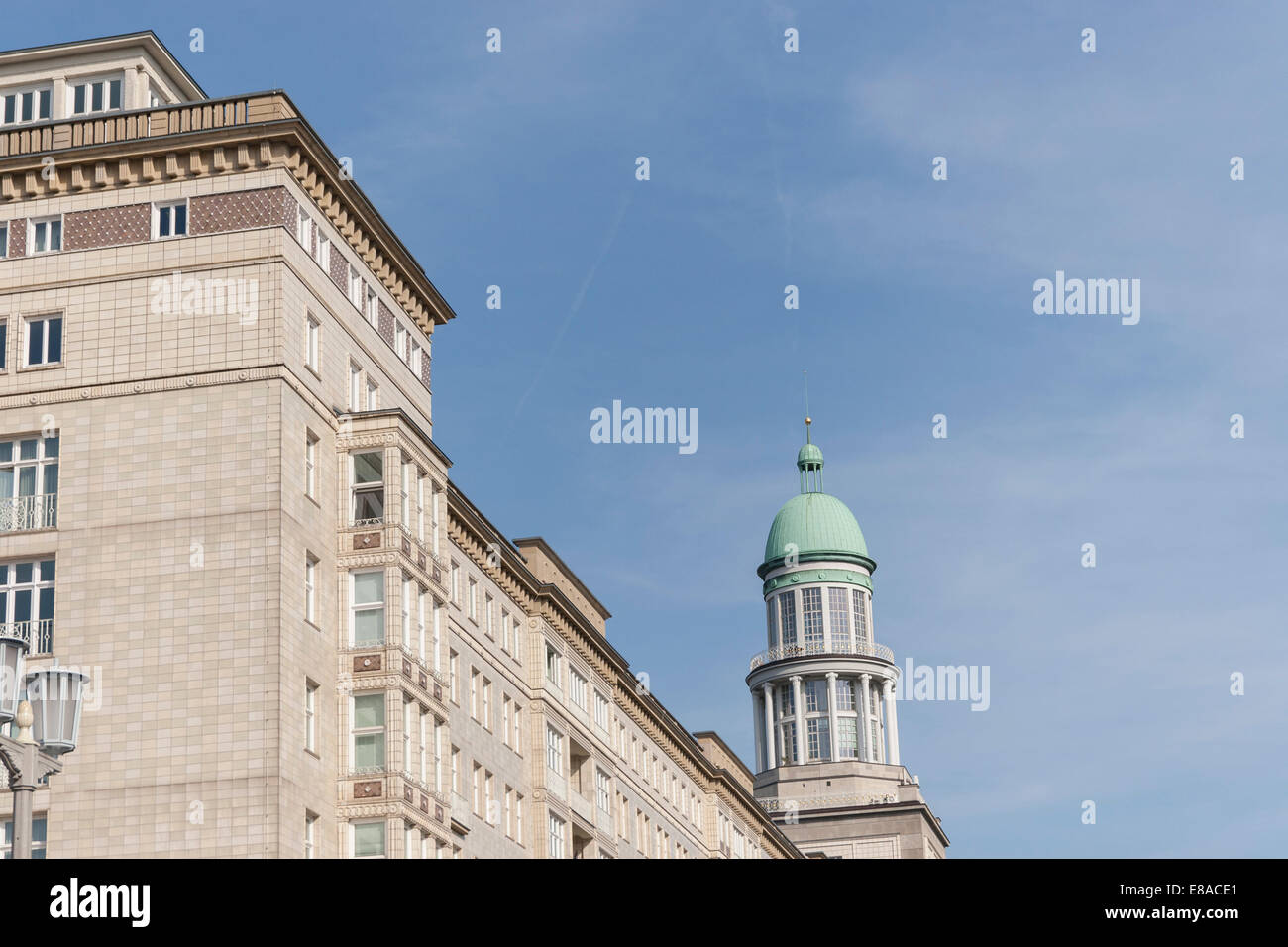 House Building Tower Karl Marx Allee Berlin Germany Stock Photo - Alamy