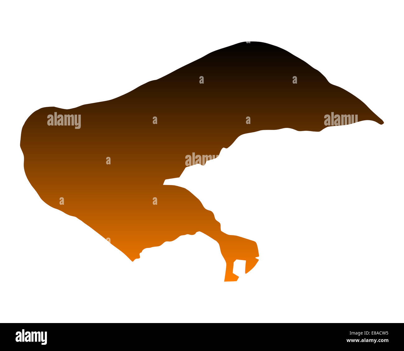 Borkum map hi-res stock photography and images - Alamy