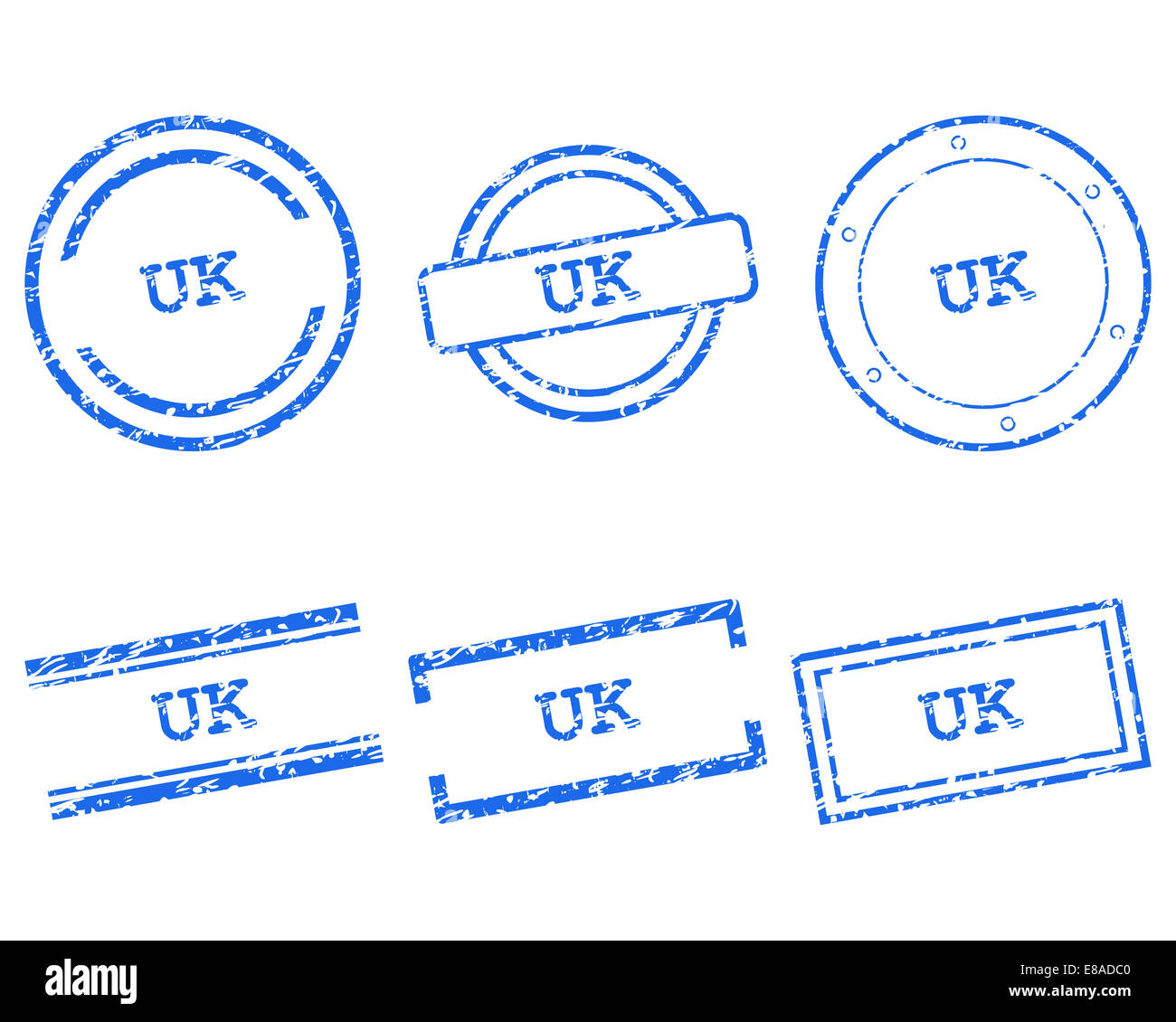 Letter with stamp uk Cut Out Stock Images & Pictures - Alamy