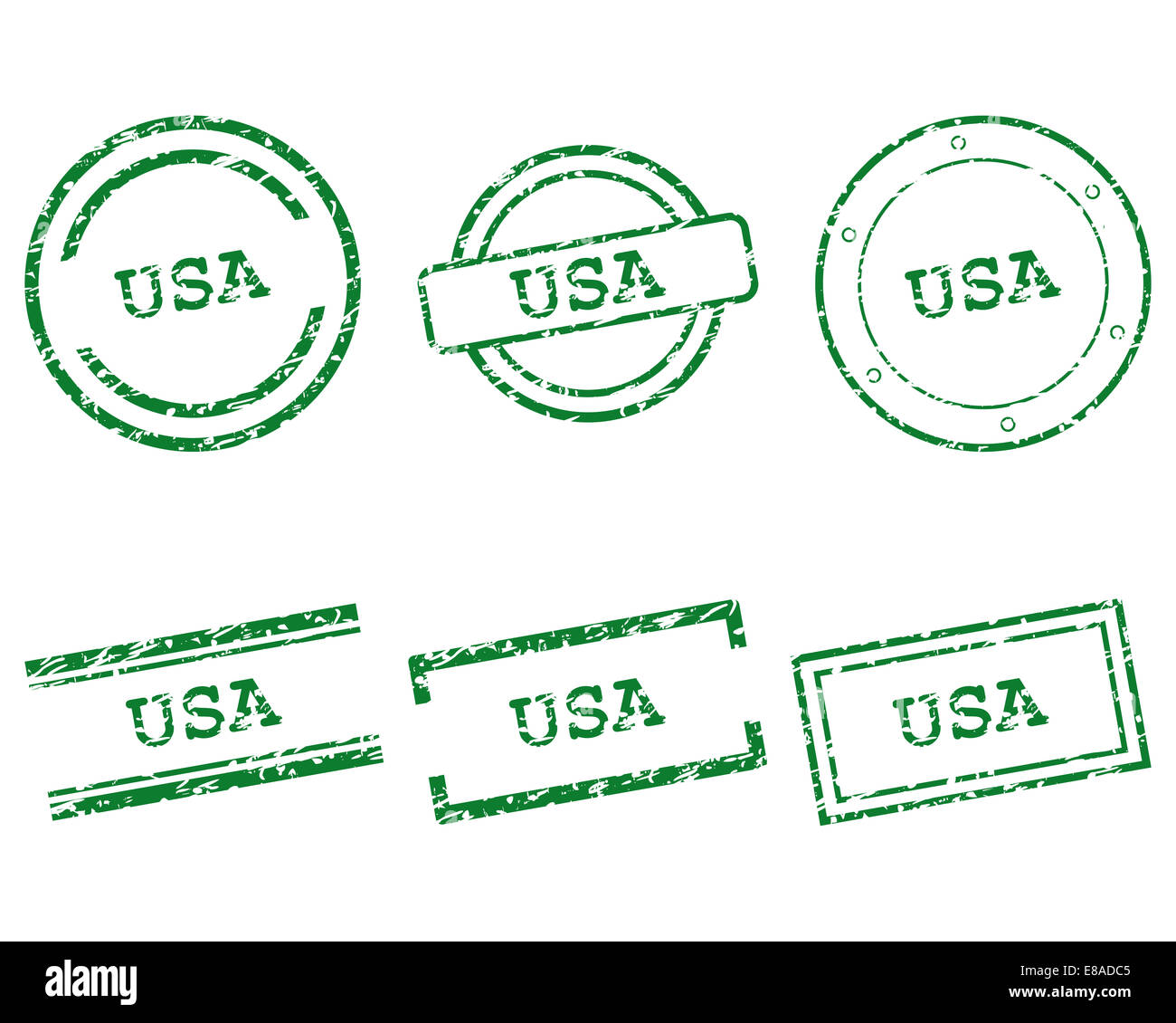 Vintage usa stamps Cut Out Stock Images & Pictures - Alamy