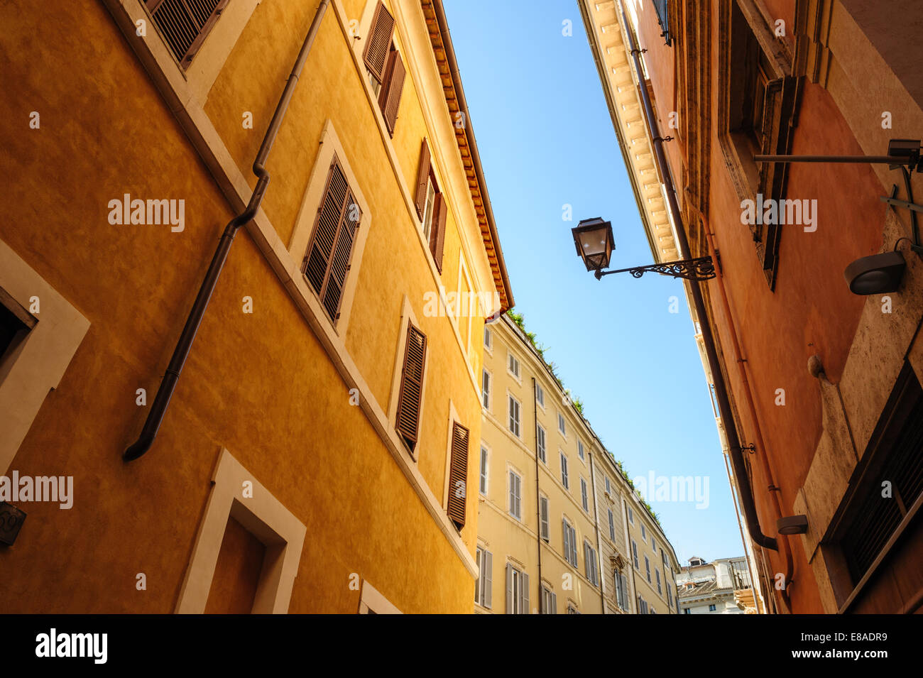 Old streets of Rome, Italy Stock Photo - Alamy