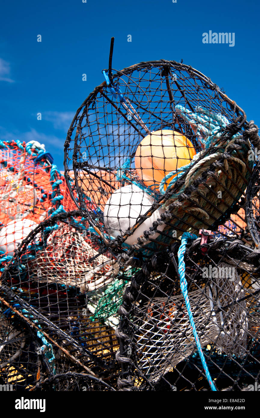 Lobster trap hi-res stock photography and images - Alamy