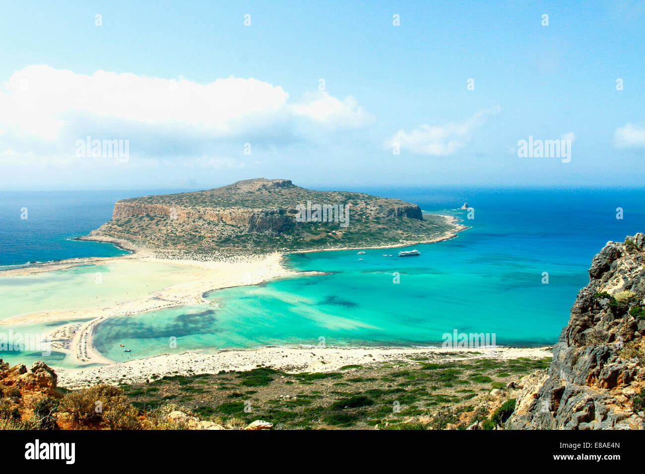 The Beautiful Balos Lagoon Stock Photo - Alamy
