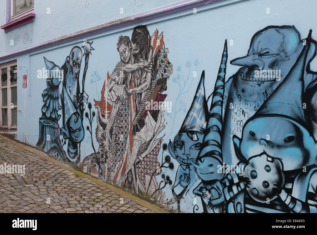 Graffiti and street art in Stavanger,Norway Stock Photo - Alamy