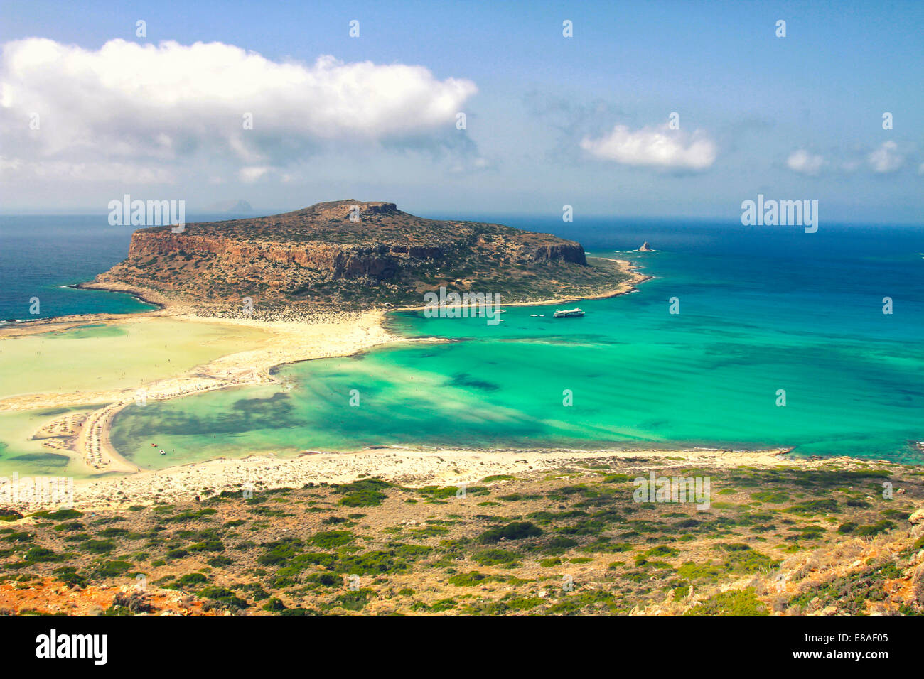 The Beautiful Balos Lagoon Stock Photo - Alamy