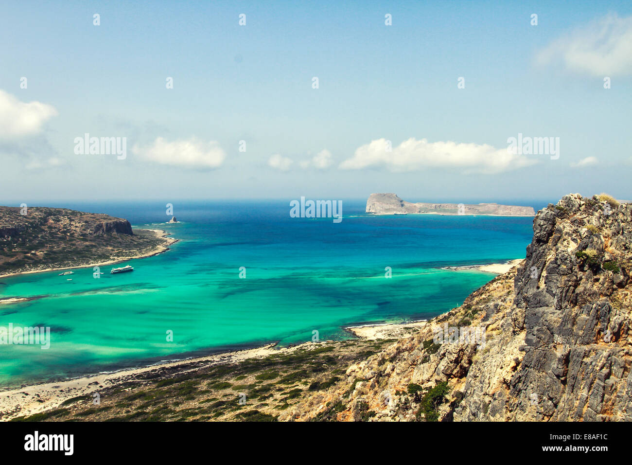 Fantastic view balos lagoon hi-res stock photography and images - Alamy