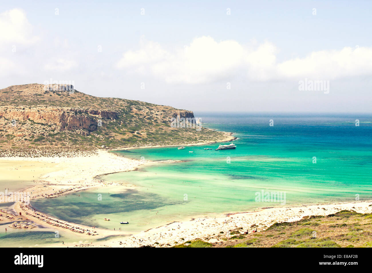 Blue lagoon of balos hi-res stock photography and images - Alamy