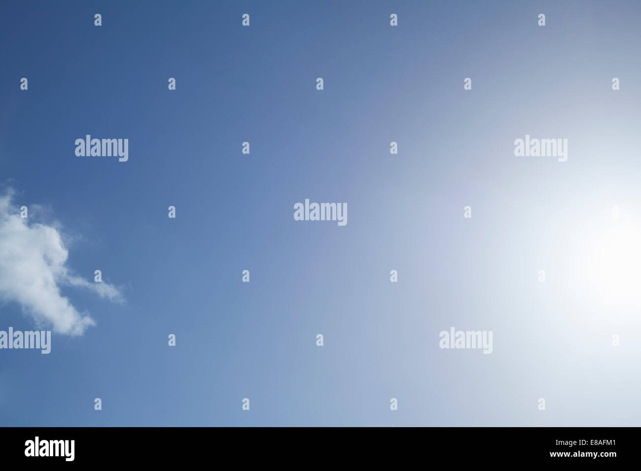 sunburst and part of a cloud Stock Photo - Alamy