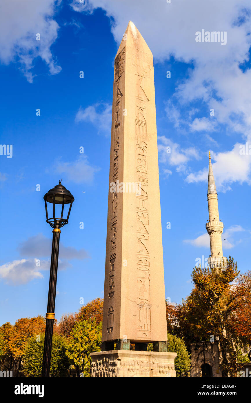 Ancient Egyptian obelisk standing in Istanbul,Turkey Stock Photo - Alamy