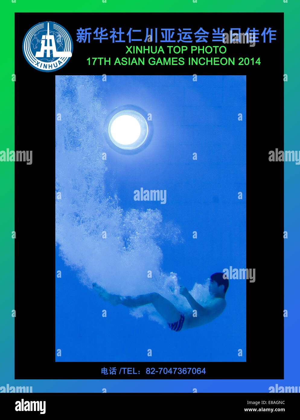 Leong Kam Cheong of China's Macau competes during the men's 3m ...