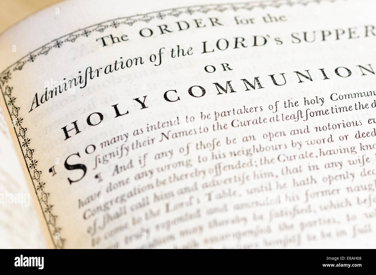 Communion service hi-res stock photography and images - Alamy